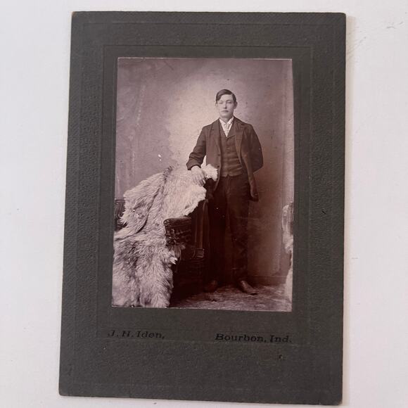 None | Accents | Young Man Jh Iden Bourbon In Antique Victorian Cdv ...